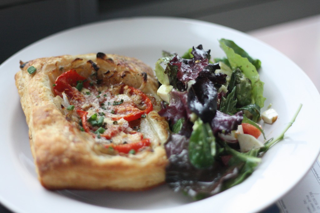 Blue Cheese Puff Pastry Tarts - Tiny Test Kitchen | Tiny Test Kitchen