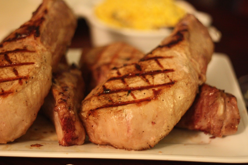 Chef & the Farmer's Brined Pork Chops - Tiny Test Kitchen | Tiny Test ...